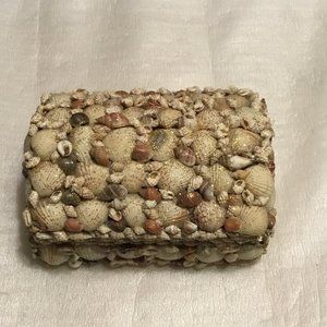 jewelry box | Jewelry | Vintage Seashell Jewelry Box Filled W Lots Of ...